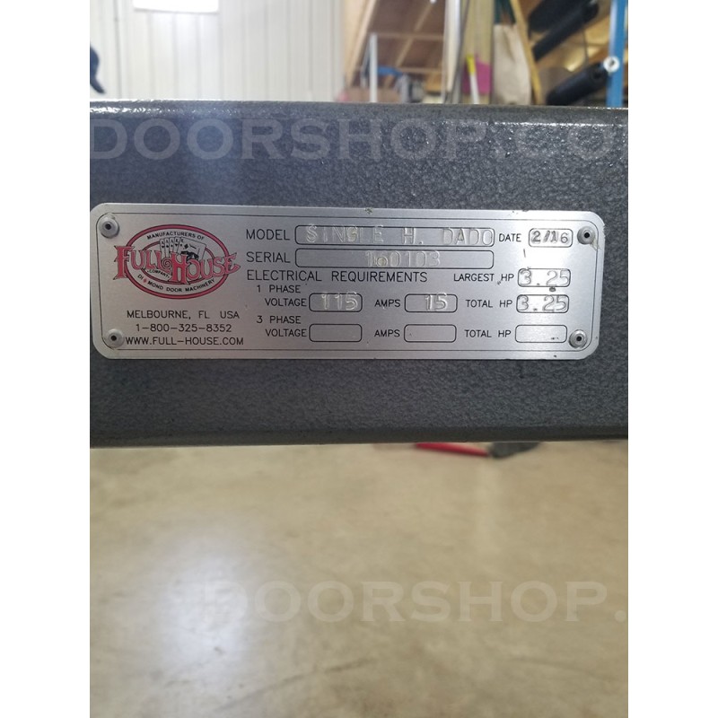 Full House Single Dado Jamb Router