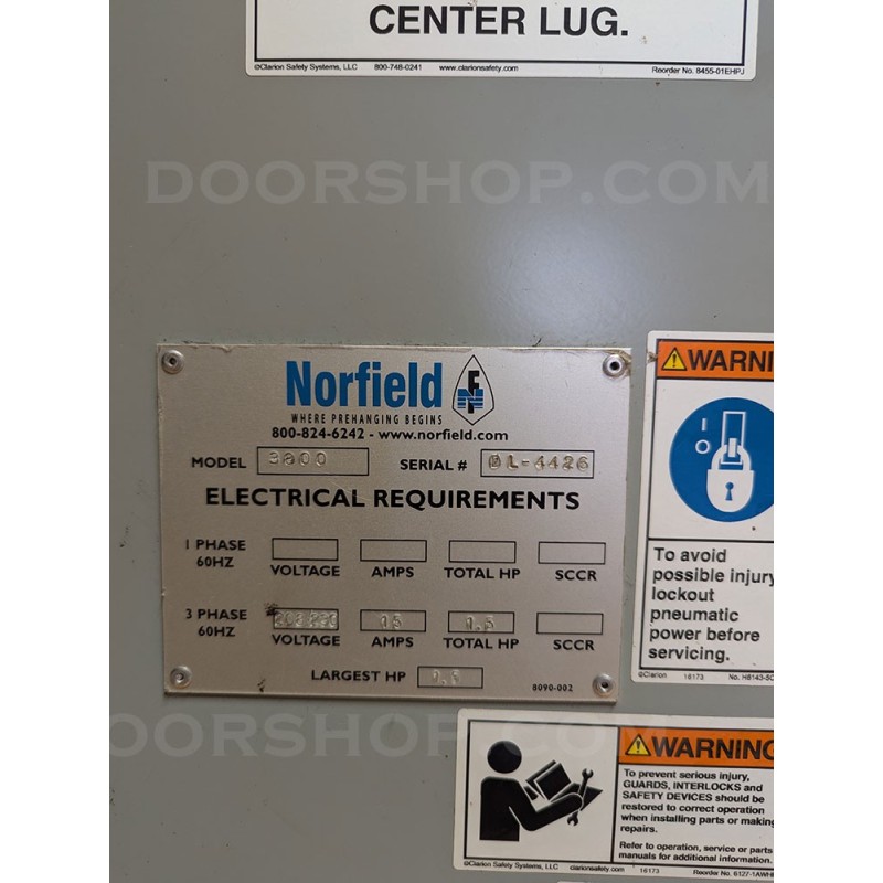 Norfield 3800 Door Lite Cutter